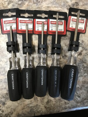 Rare-Craftsman-5pc torx driver set-with cushion grip-New W/Tags-Made In ...