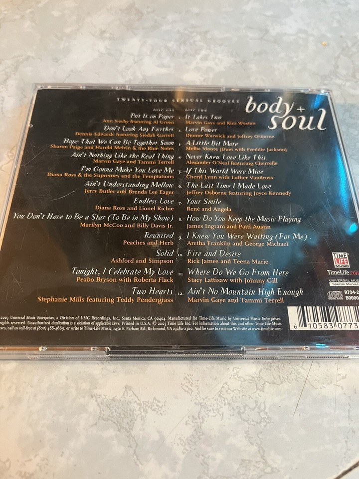 BODY + SOUL: DUETS - TIME LIFE (24 SENSUAL GROOVES) TWO AUDIO DISC | eBay