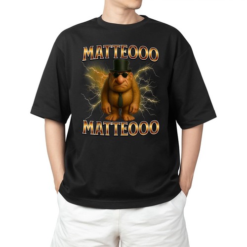 Matteo Matteo Funny Italian Brainrot Meme Adult S-4XL T-Shirt | eBay