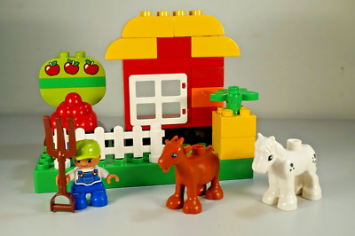Lego Genuine Duplo 10517 My First Garden Goat and Pony figures House ...