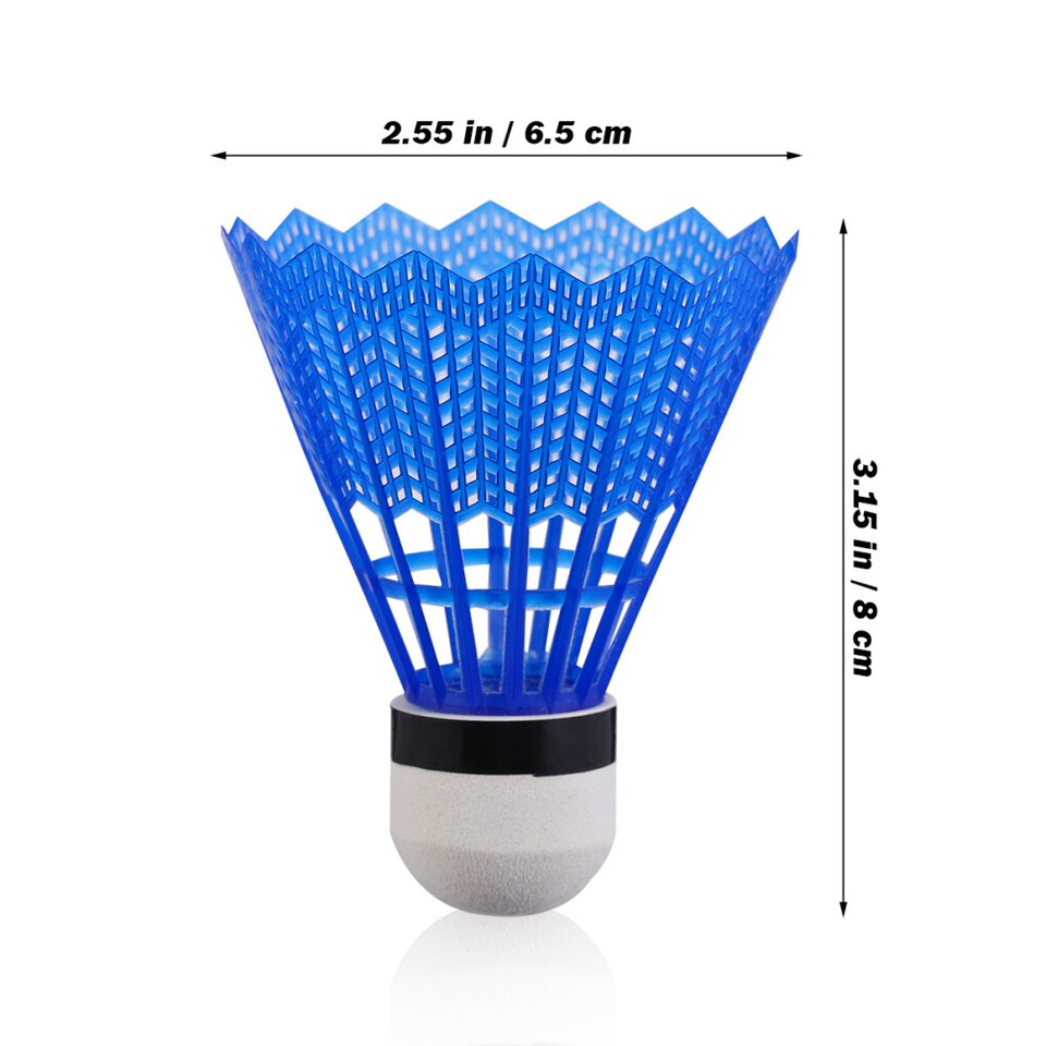Nylon Badminton Plastic Shuttlecocks Colorful Shuttlecock Birdies ...