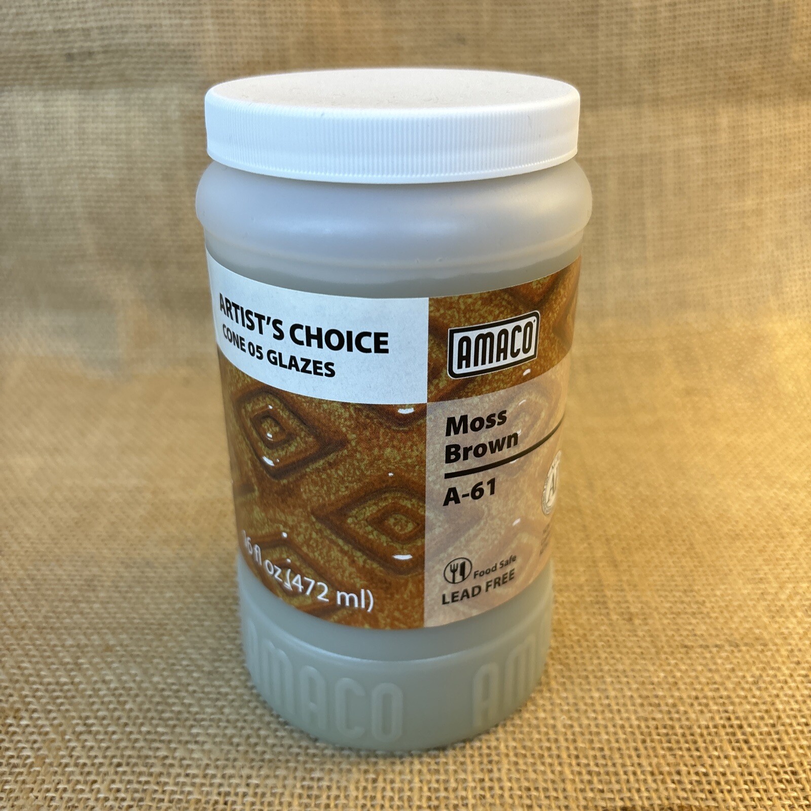 Amaco A-51 Cone 05 Lead Free Non Toxic Glaze Moss Brown 1 Pint Food ...