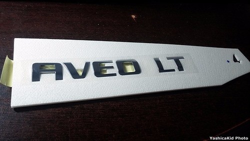 Genuine Chevrolet "AVEO LT" Rear Trunk Script letters Emblem | eBay