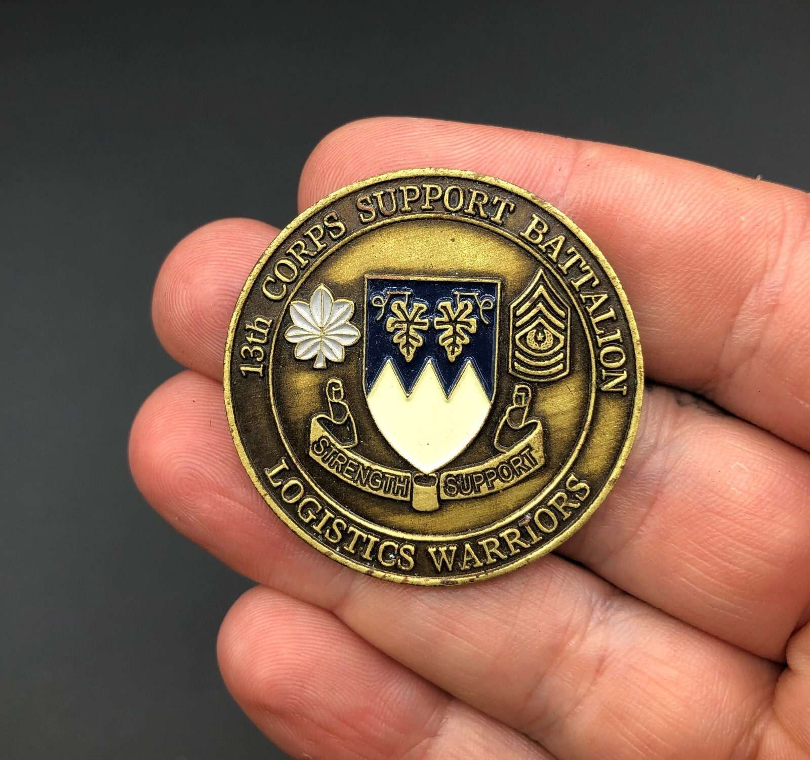 US Army 13th Corps Support Bn Command Challenge Coin Challenge Token | eBay