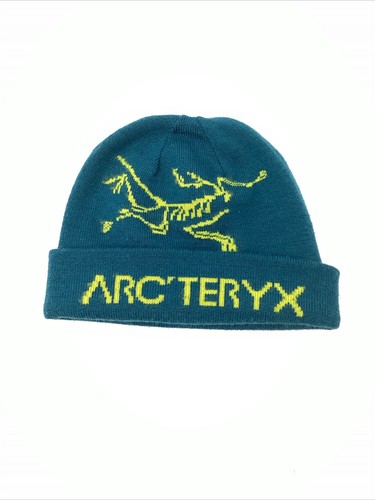 Arcteryx Toque Knit Beanie Cap Hat One Size Spell Out Yellow Wool | eBay