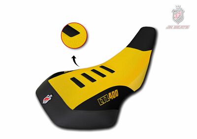 Suzuki Ltz 400 JN-Design Seat Cover Anti-Slip Black & Yellow | eBay ...