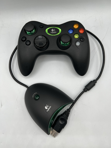 LogiTech Wireless Controller for Microsoft Xbox with Dongle Works | eBay
