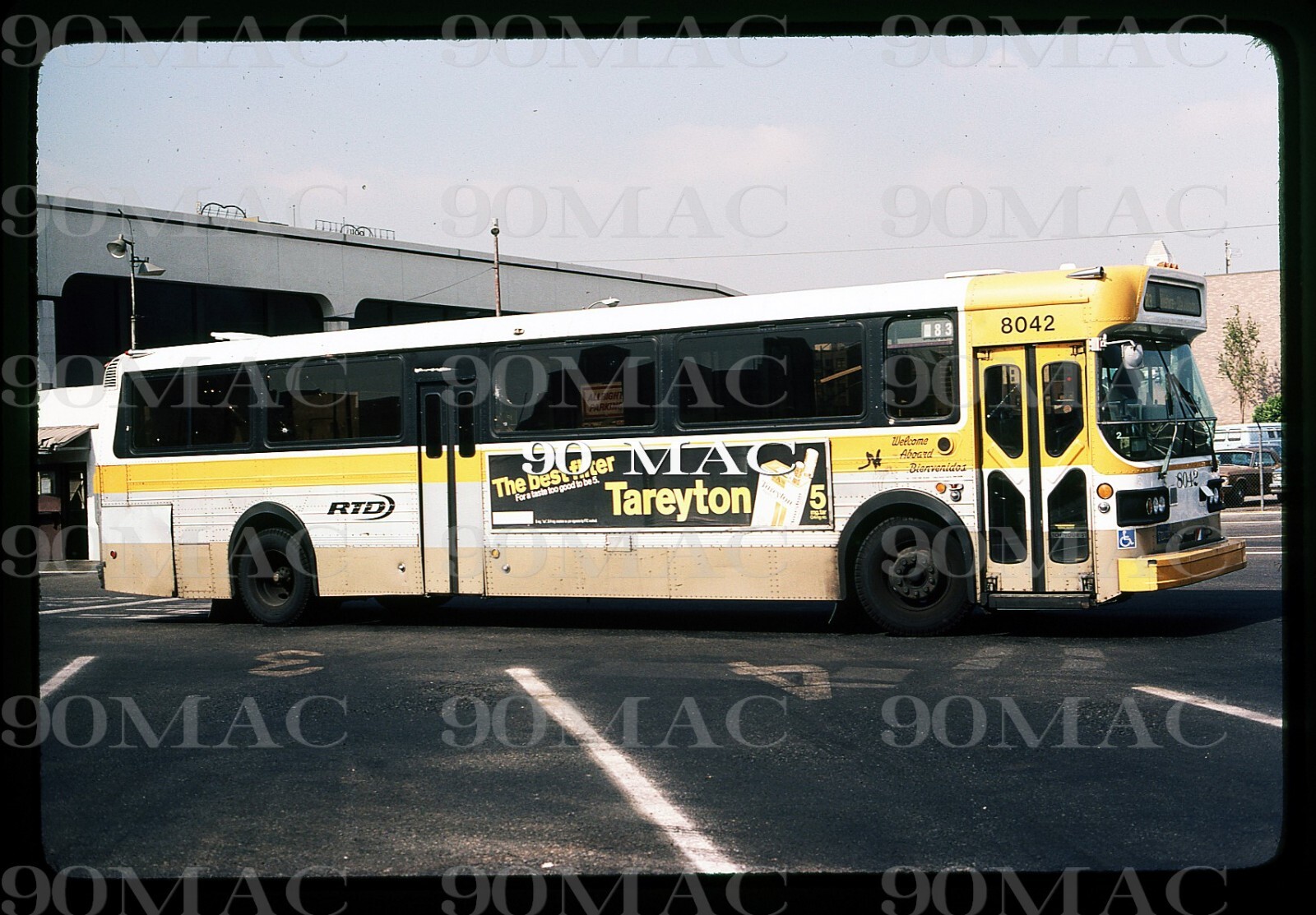 RTD-SCRTD. AM GENERAL Bus #8042. T16. Los Angeles CA. Original Slide ...
