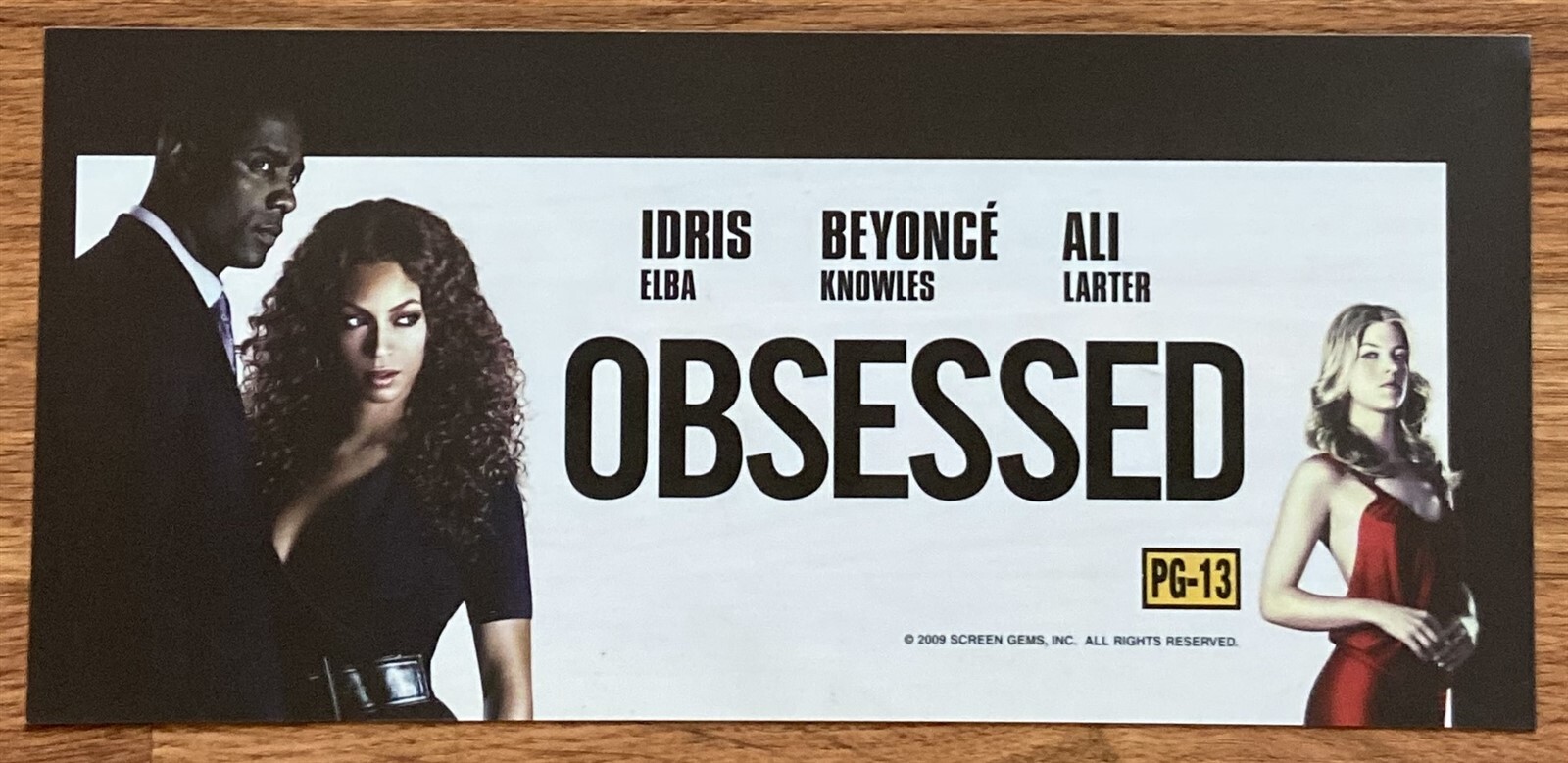🌟 Obsessed (2009) - Idris Elba / Beyonce - Movie Theater Mylar / Poster ...