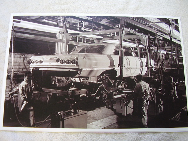 1963 CHEVROLET ASSEMBLY LINE #2 11 X 17 PHOTO PICTURE | eBay