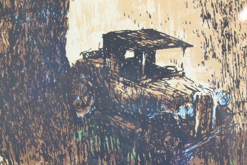 Color Serigraph "A Walk In The Field" By: Gary Hinte | eBay