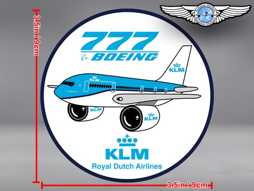 KLM ROYAL DUTCH AIRLINES PUDGY BOEING B777 B 777 DECAL / STICKER | eBay