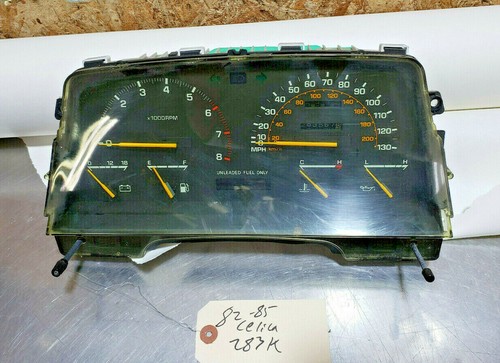 82-85 Toyota Celica GT Supra Instrument Cluster Gauges Speedometer OEM ...