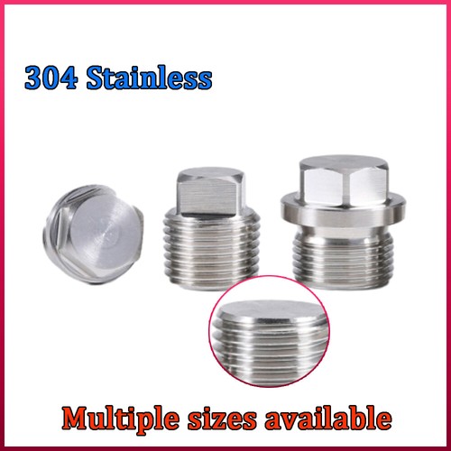 BSP Hydraulic Socket Blanking Plug Stainless Pneumatic Plugs Multi Size ...