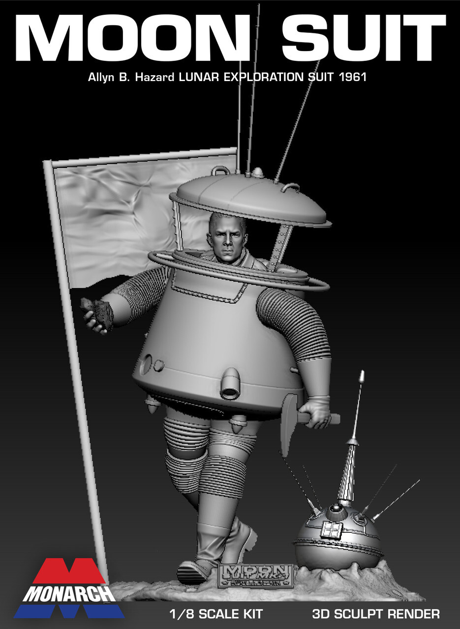 1/8 Monarch Models Moon Suit Plastic Model Kit | eBay