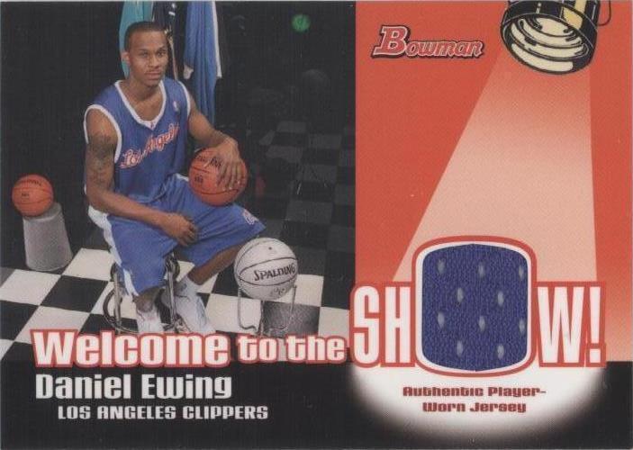 2005-06 Bowman Draft Picks & Prospects - Welcome to the Show Relics Daniel Ewing #WSR-DE (MEM ...