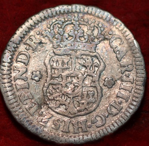 1765 Mexico 1 Real Silver Pillar Foreign Coin | eBay
