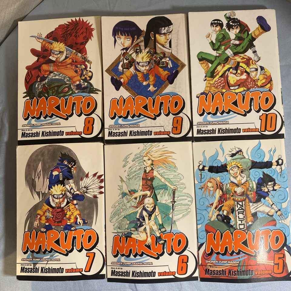 Naruto Volumes 1-14, 17, 18 Shonen Jump Graphic Novels 16 books | eBay