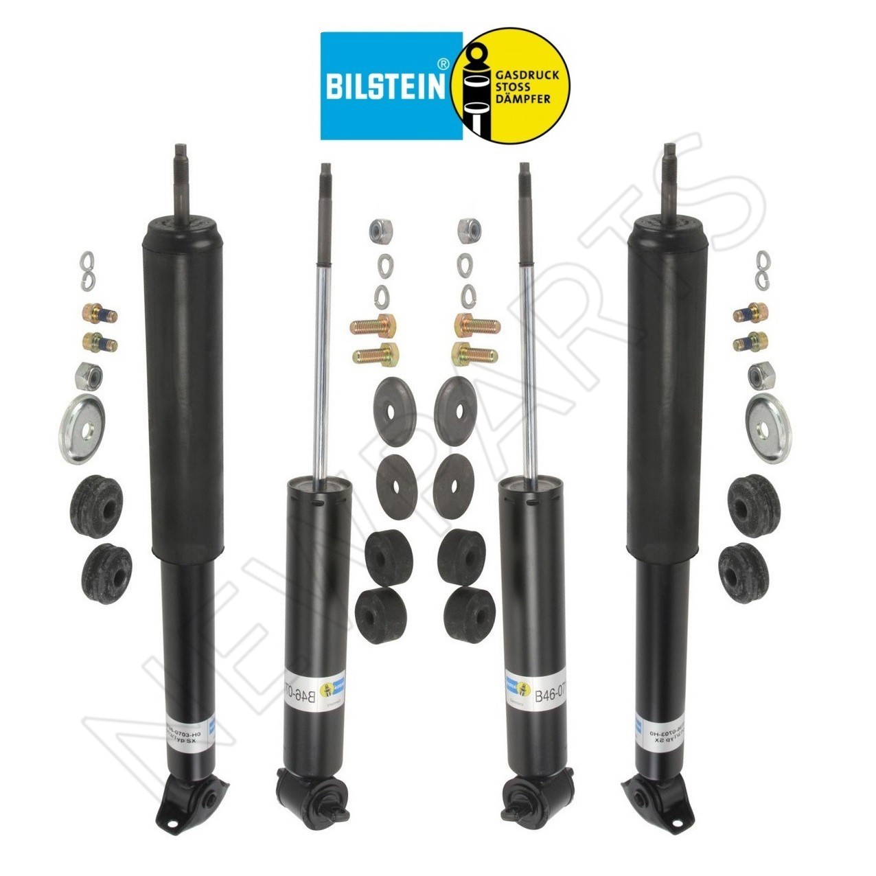 For Mercedes-Benz W123 230 240D 280E Front & Rear Shock Absorber Kit ...