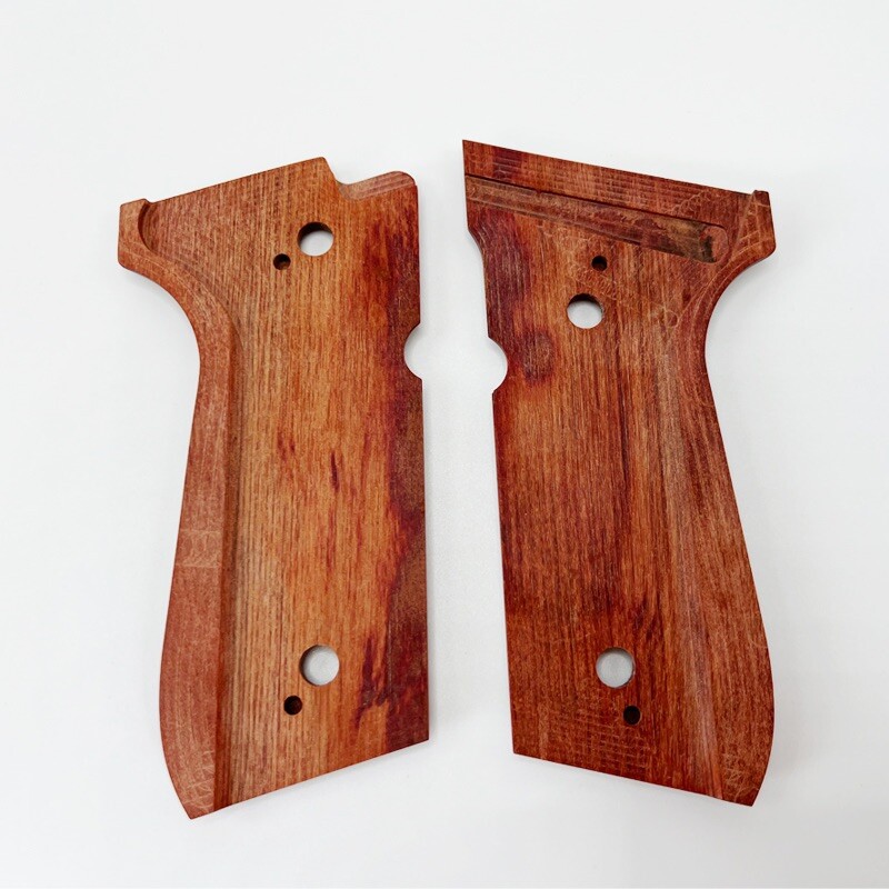 Beretta Grip 92/96 Series Full Size 92FS/92F Checker Wood Grips W/Screw ...