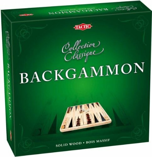 Tactic Wooden Backgammon Game - Collection Classique 6416739402192 ...