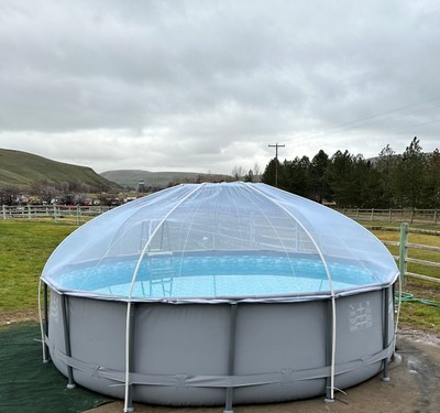 Above Ground Pool Dome Cover Screen | eBay
