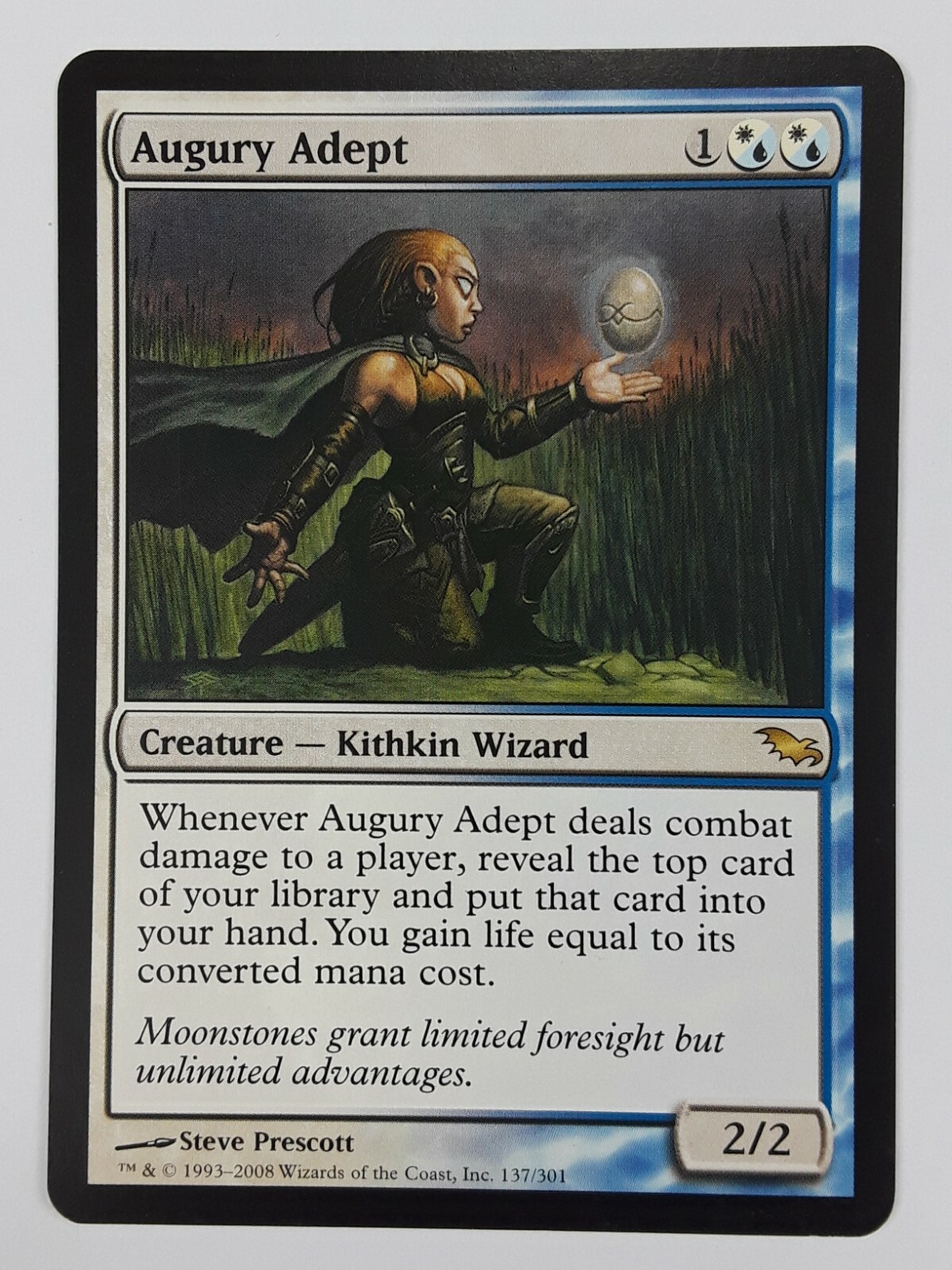 Augury Adept Shadowmoor Magic The Gathering Mtg x1 | eBay