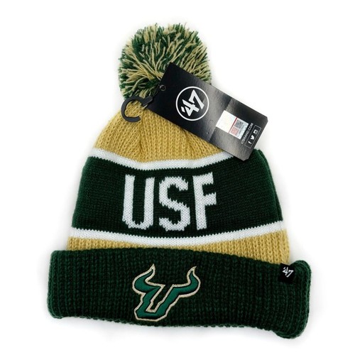 USF University of South Florida Bulls Knit Winter Hat Beanie Mens ...