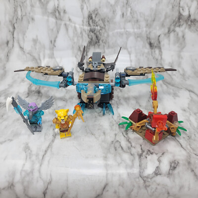 Lego Legends of Chima Vardy's Ice Vulture Glider 70141 Complete No Box ...