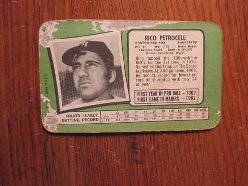 4-1971 Topps Super Cards(RICH ALLEN/LARRY DIERKER/LUKE WALKER/RICO ...