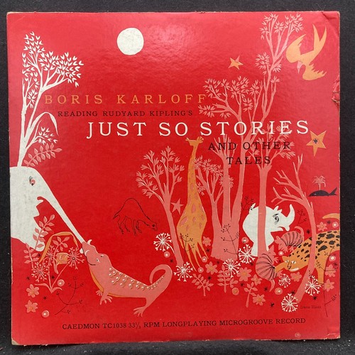 Boris Karloff reading Rudyard Kipling's Just So Stories (Caedmon TC1038 ...