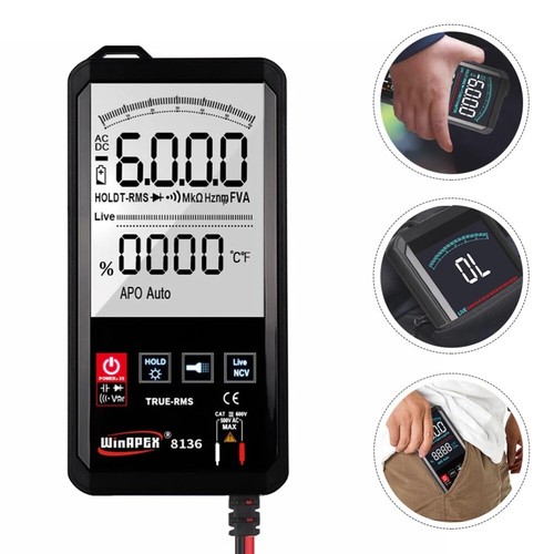 Digital Multimeter Tester Multifunction Electronic Measuring Instrument ...