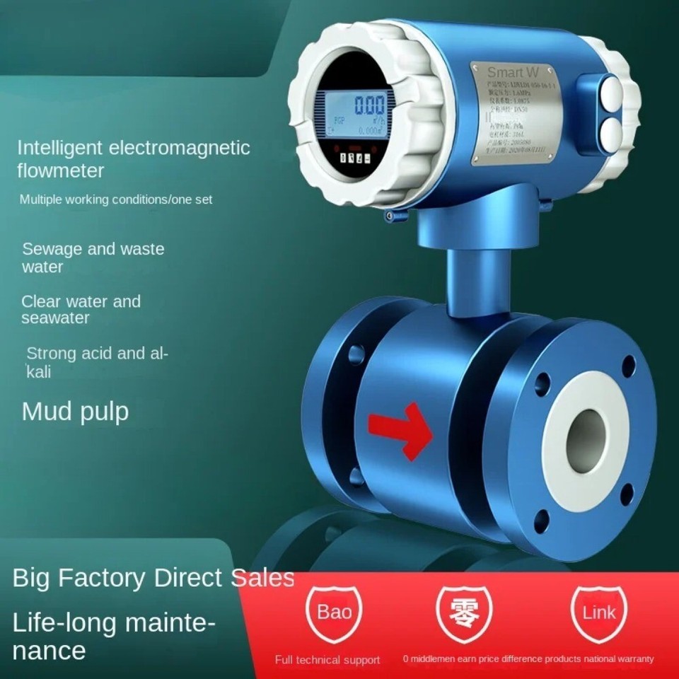 Split River Sewage Flow Meter Electromagnetic Flow Meter Energy Meter ...