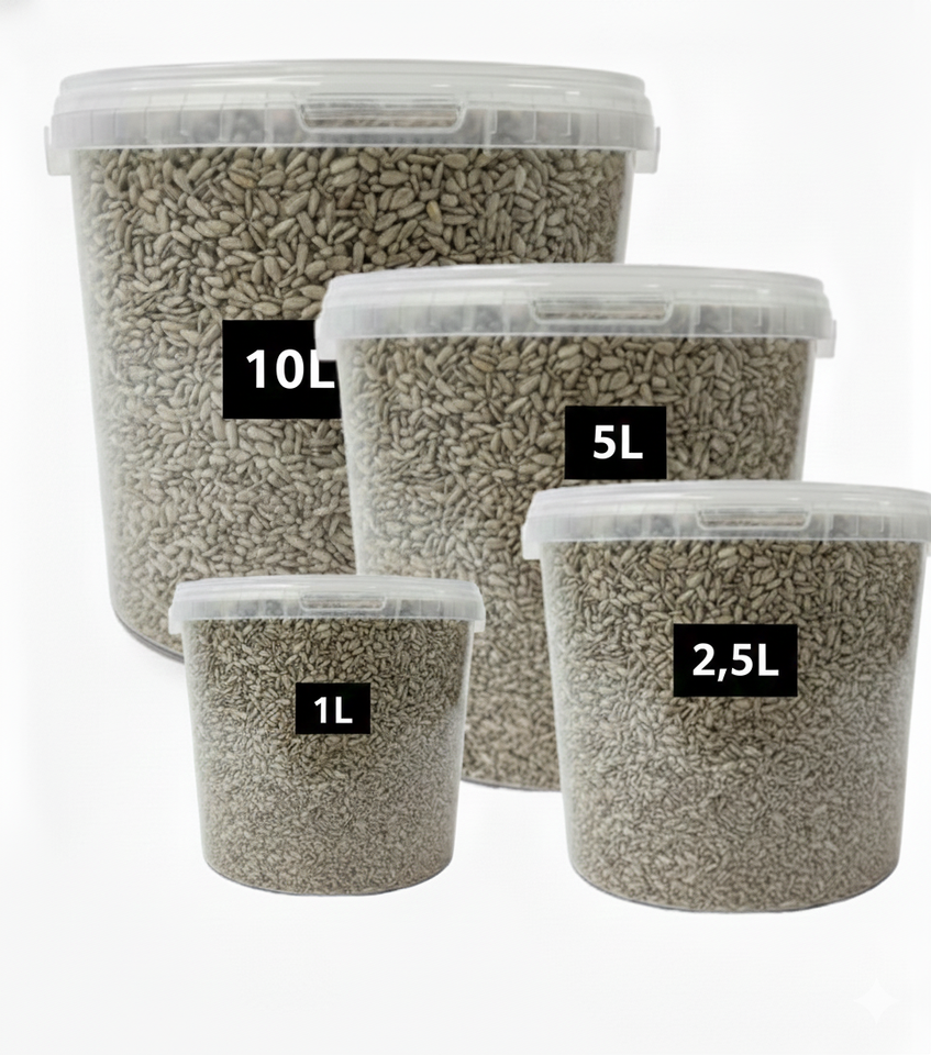 Sunflower Hearts in Tubs | Wild Bird, Bakery Kernels Free UK Next Day ...