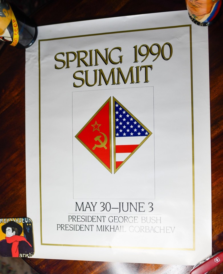 1990 Washington Summit Pres. George Bush President Mikhail Gorbachev | eBay