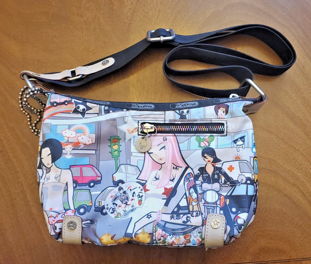 2006 Tokidoki x Lesportsac "Citta Scuola" Crossbody Purse | eBay