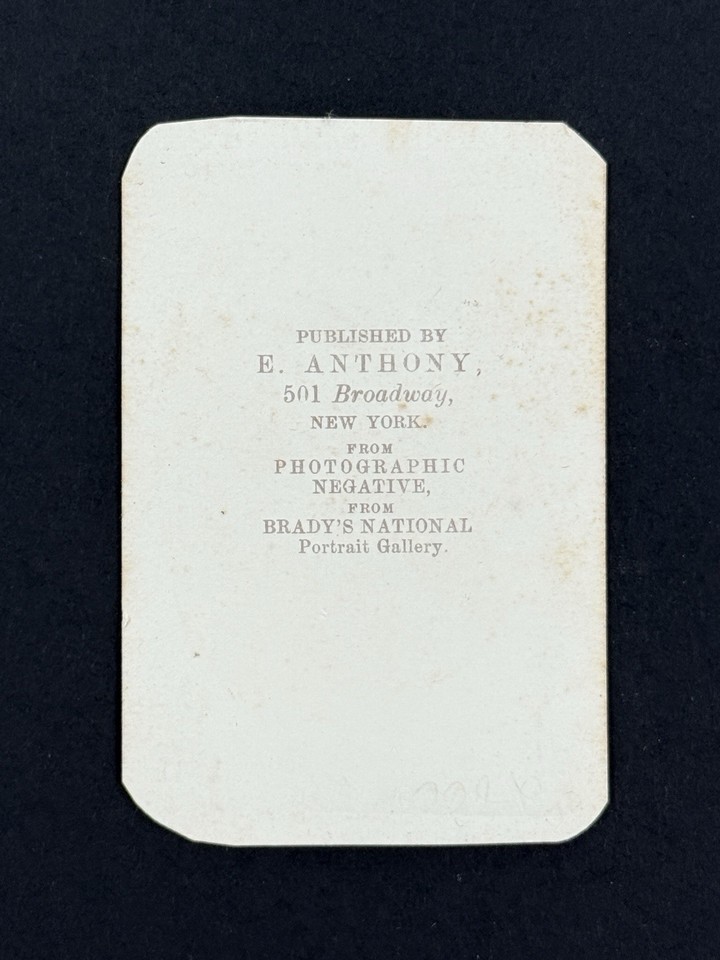 MEGA RARE Edgar Allen Poe CDV Photograph BRADY Anthony Photo allan | eBay