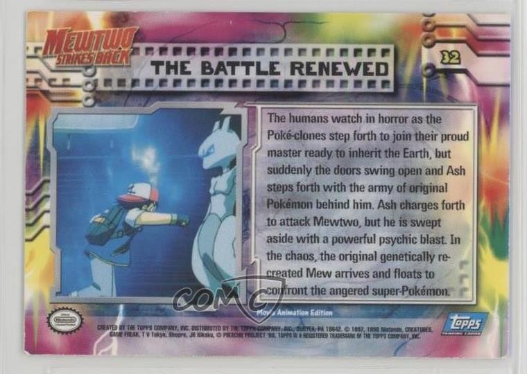 The Battle Renewed Silver Foil 1st Printing (Blue Topps Logo) #32 1999 ...