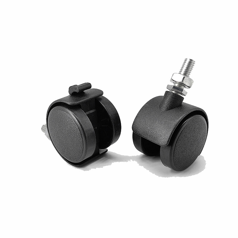 4 X Adjustable Tube Inserts End Caps Furniture Casters Wheels Castor ...