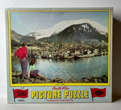 Vintage Warren Built-Rite Puzzles 500 Interlocking Piece Picture Jigsaw ...