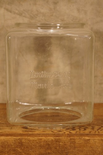 Vintage Northwestern Model 60 Gumball Peanut Machine Embossed Glass ...