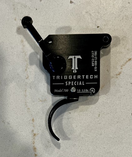 Trigger Tech Rem 700 Special Curved Trigger W/O Bolt Release - Black ...