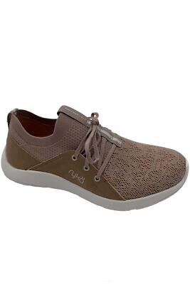 Ryka Stretch Knit Slip-On Sneakers Empower Lace Quartz Taupe | eBay