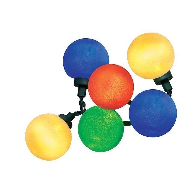 GE Color Choice 20-Count Multi-function White/Multicolor LED G50 Ice ...