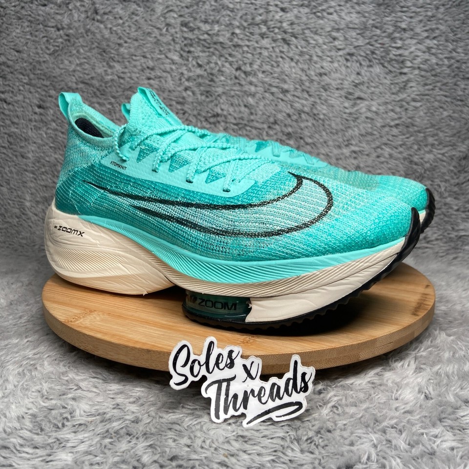 Nike Air Zoom AlphaFly NEXT% Flyknit Men Size 9 Hyper Turquoise CI9925 ...