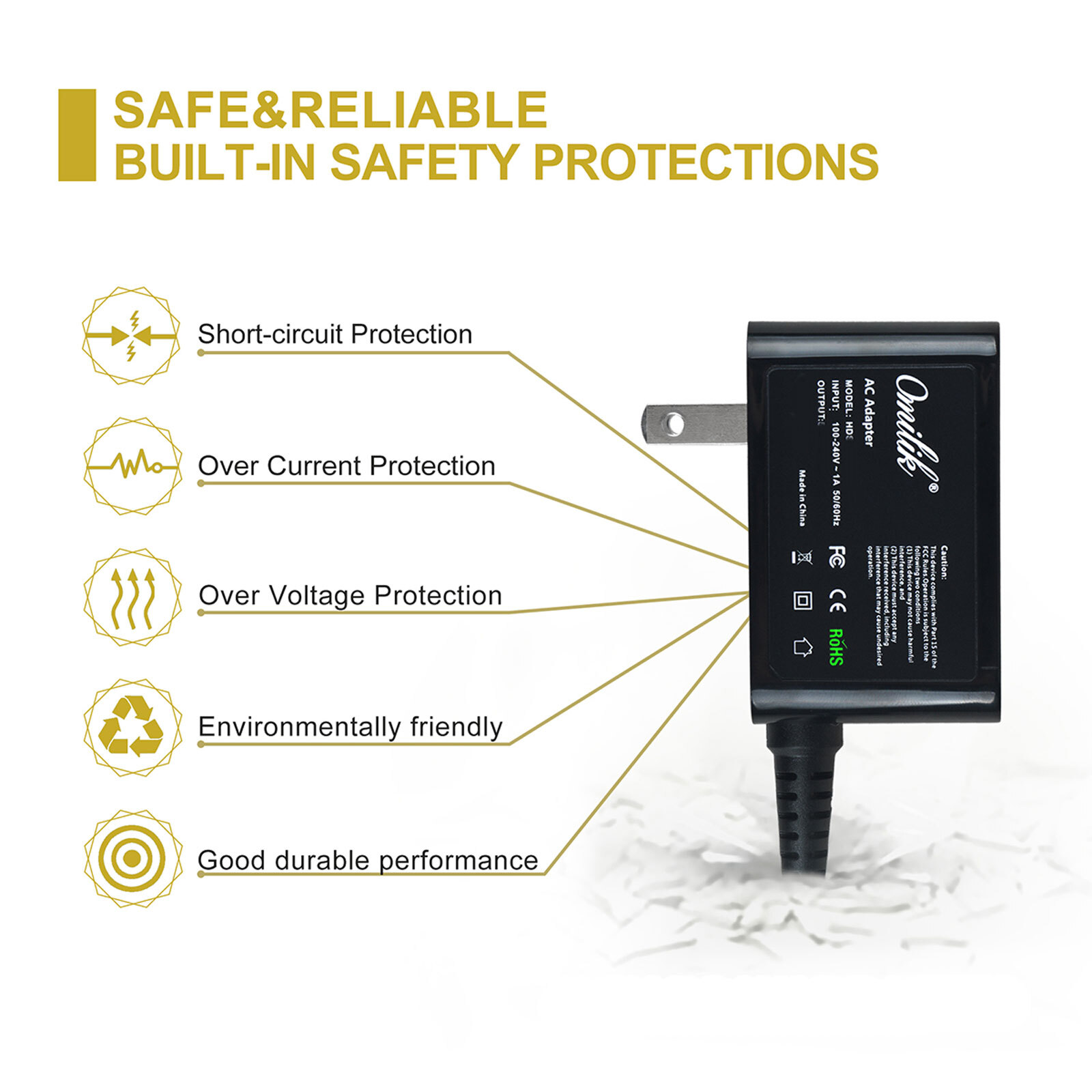 AC Adapter For HD7481 7481 HUSKY 8-in-1 Power Source Jump Starter Power ...