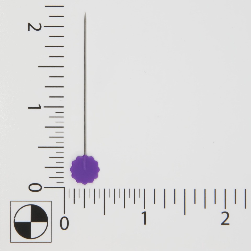 Dritz 2" Flat Flower Straight Pins, 100 Count, Assorted Colors | eBay