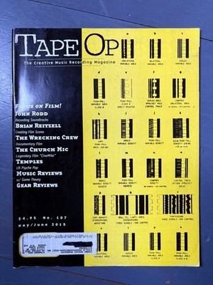 Tape OP Magazine No. 107 MAY/JUNE 2015 UK Psyche Pop Film Scores Gear ...