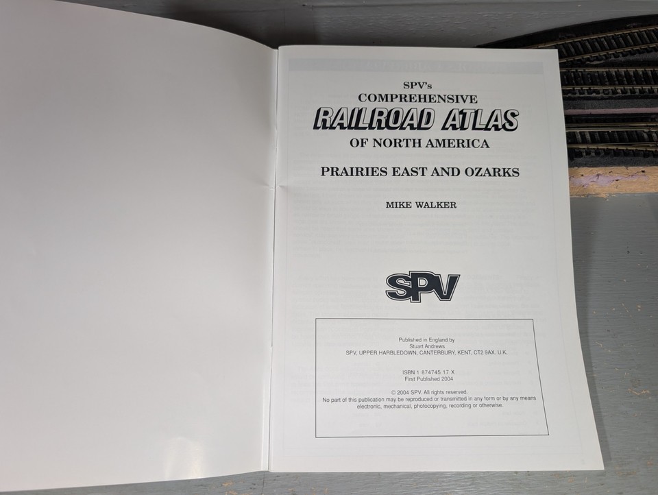 BN: SPV Comprehensive Railroad Atlas: Prairies East & Ozarks (2004) IA ...