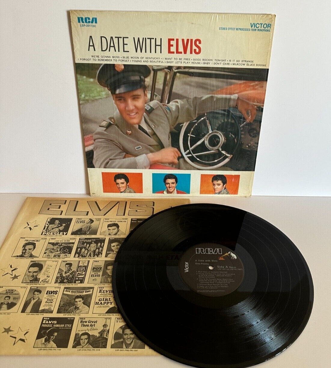Elvis Presley - A Date With Elvis - LP RCA LSP-2011(e) 1959 EX/VG+ | eBay